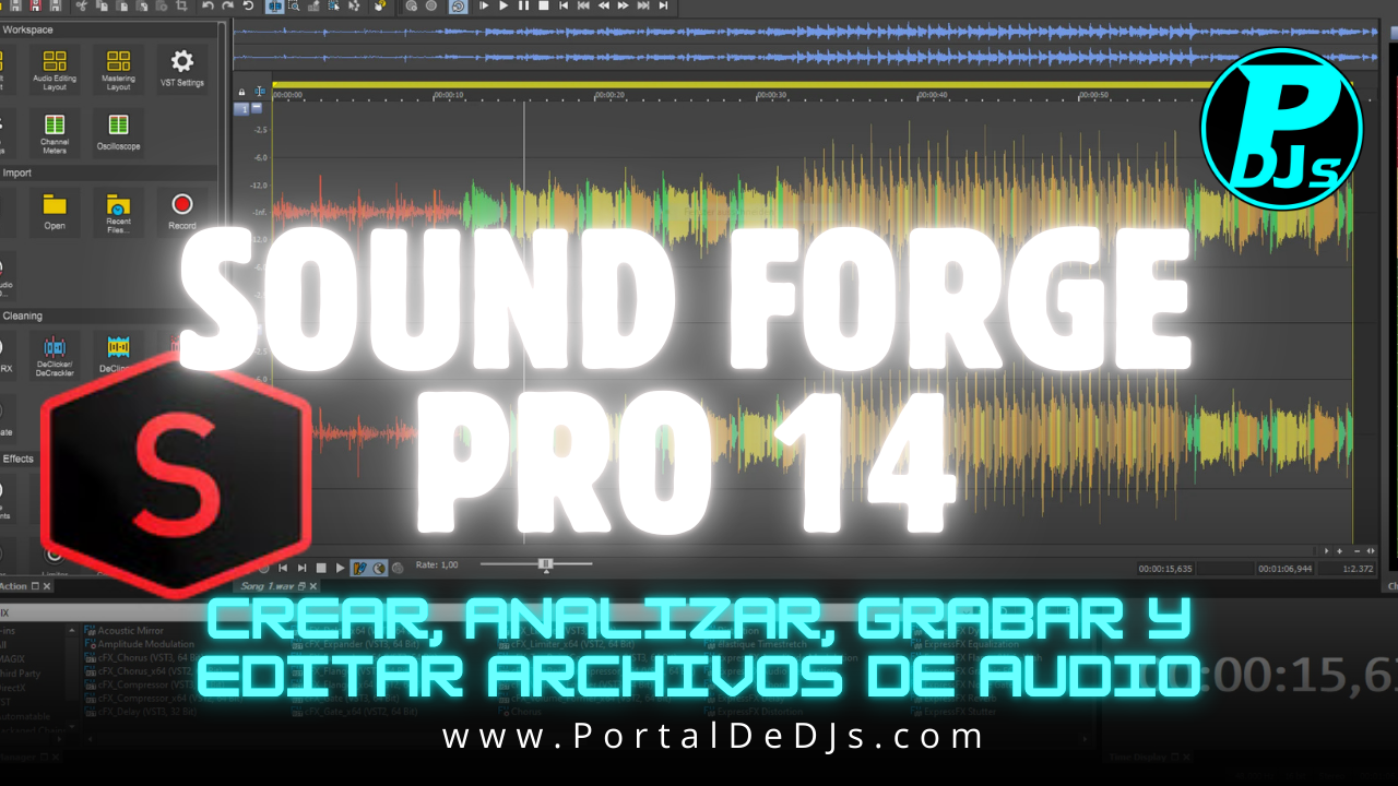 Descargar Sound Forge Pro 14 para Windows 64 bit GRATIS